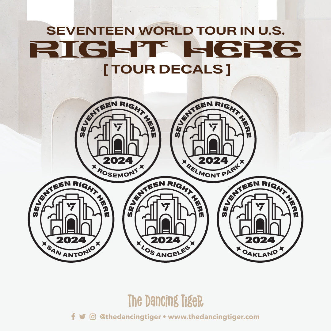 SVT Right Here Tour in the US Decal – The Dancing Tiger