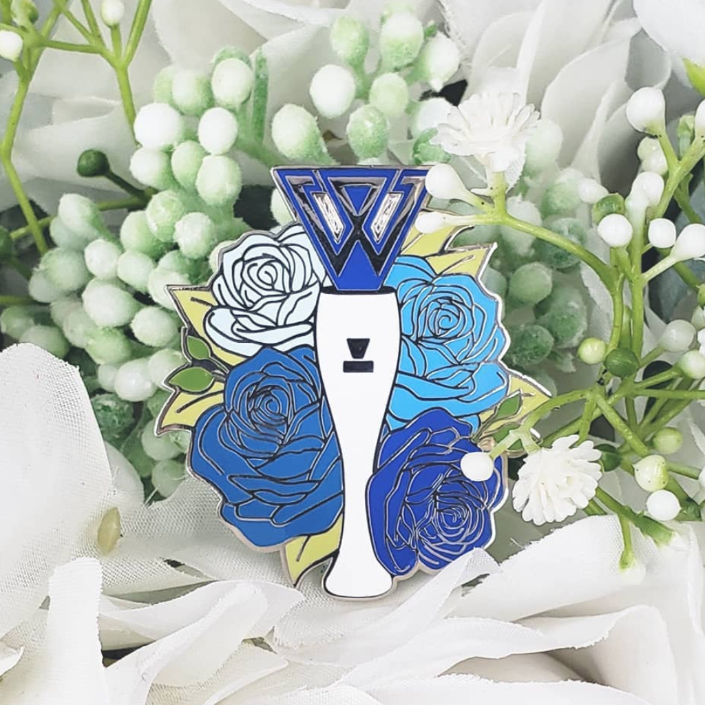 WINNER Floral Lightstick Enamel Pin – The Dancing Tiger