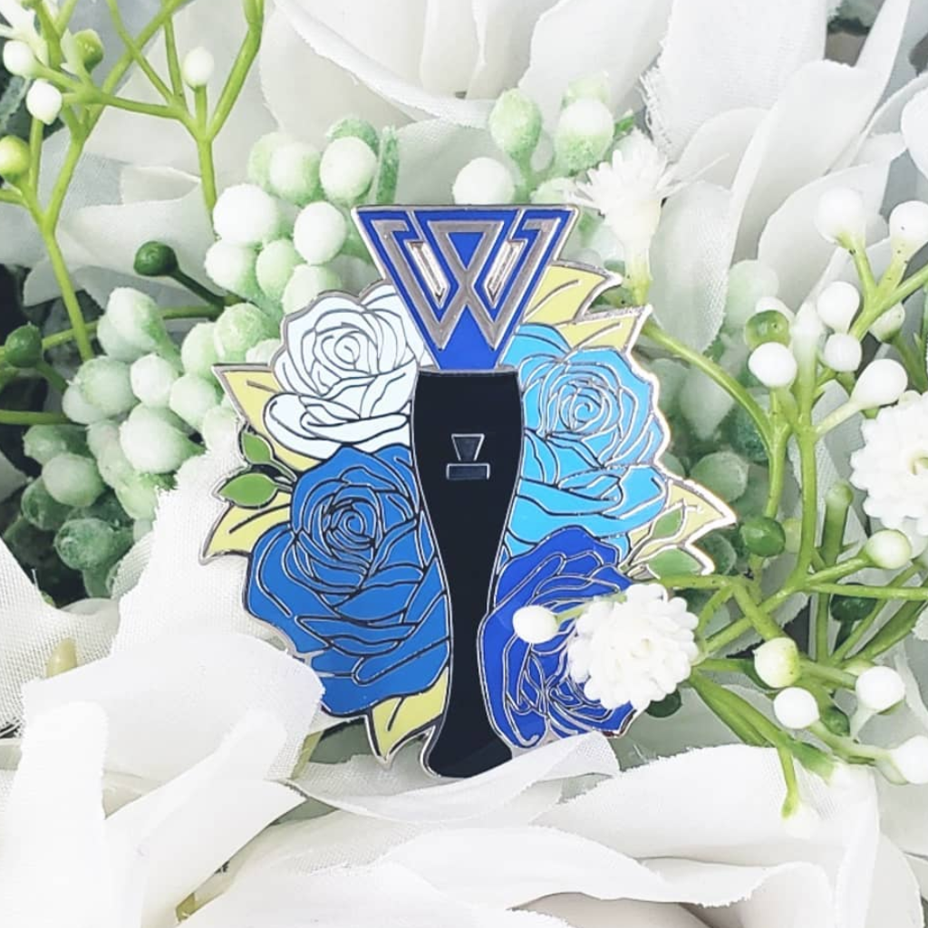 WINNER Floral Lightstick Enamel Pin – The Dancing Tiger